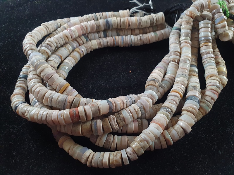 Order Australian Opal Smooth Tyre Beads At Wholesale Price -- Jindal Gems