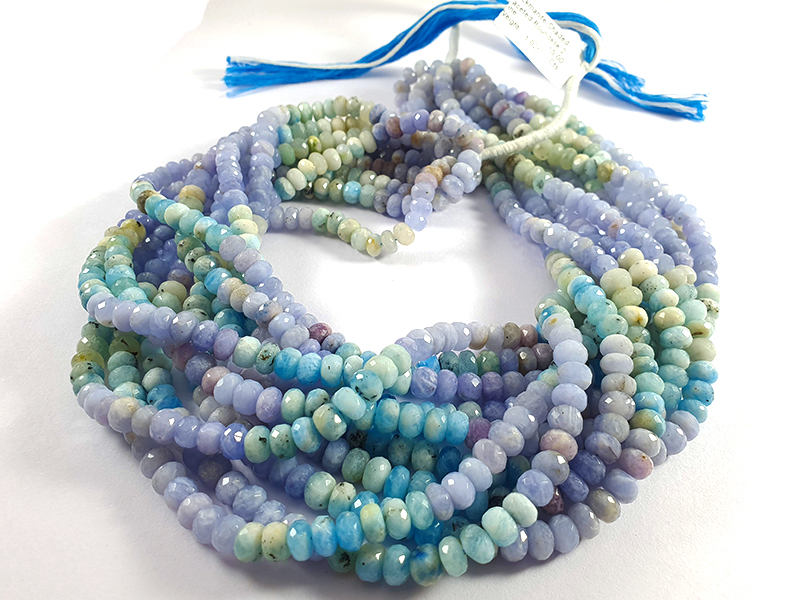 Order Hackmanite Shaded Faceted Roundelle Shape Beads At Wholesale ...