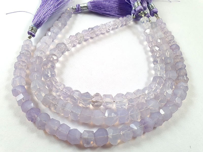 Order Lavender Quartz Or Scorolite Old Cut Roundelle Beads At Wholesale ...
